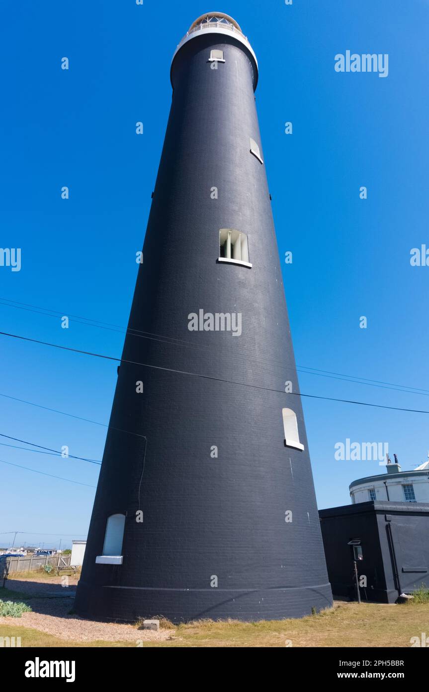 Dungeness Old Lighthouse, Dungeness, Kent, UK Stock Photo - Alamy
