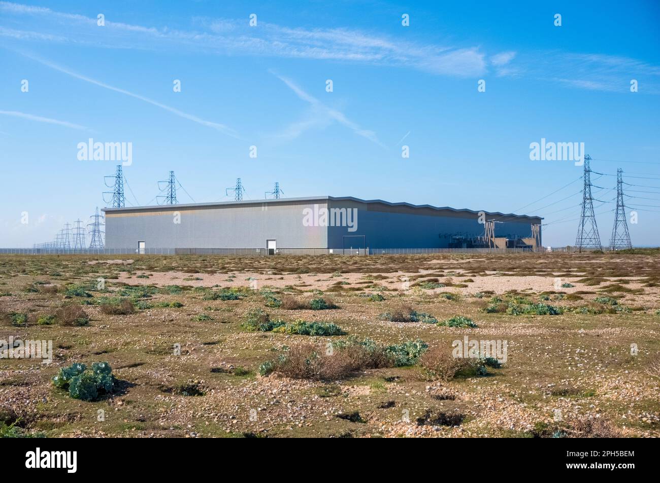 Electricity substation feeding the National Grid from Nuclear Power ...