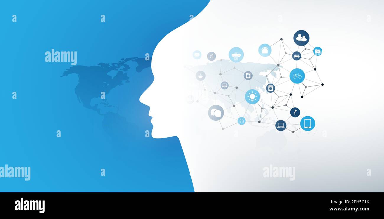 Modern Style Futuristic Machine Learning, Artificial Intelligence ...