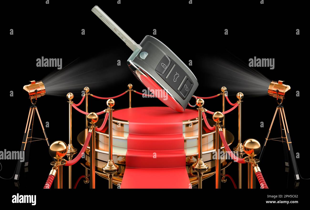 Car podium 3d hi-res stock photography and images - Alamy