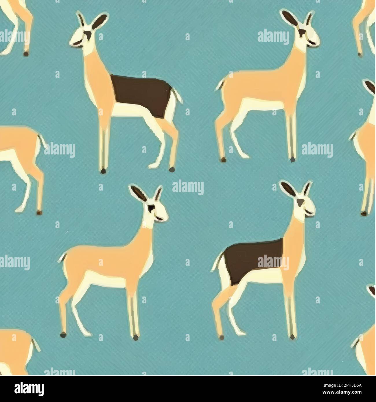 Cartoon gazelle hi-res stock photography and images - Alamy