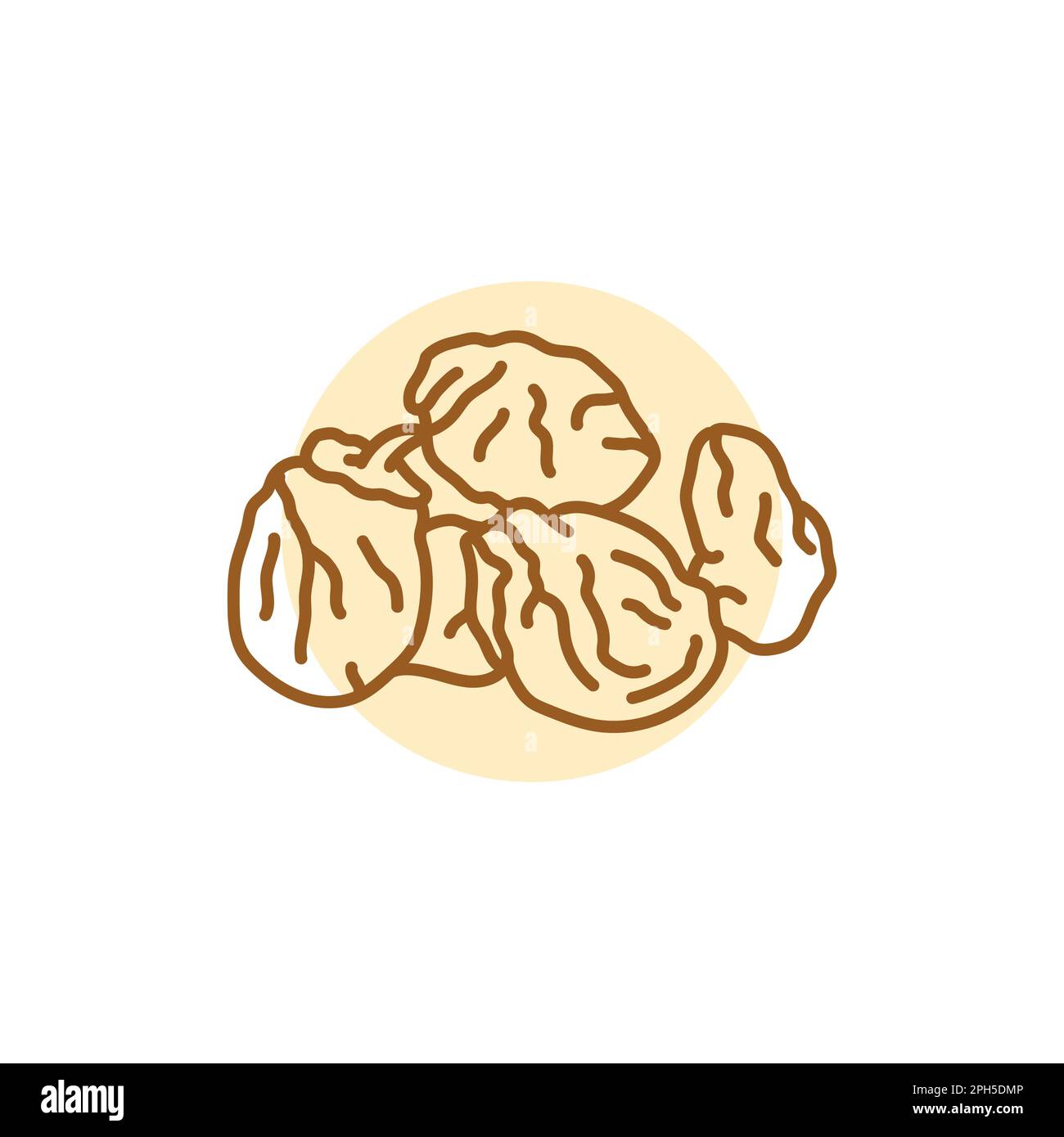 Dried persimmon black line icon. Natural organic super food. Pictogram ...