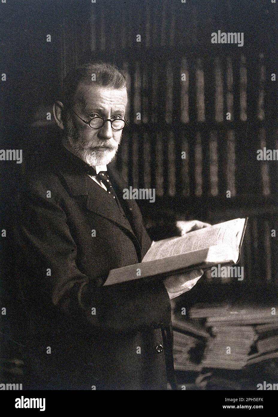 Paul Ehrlich portrait, 1854 – 1915, was a Nobel Prize-winning German ...