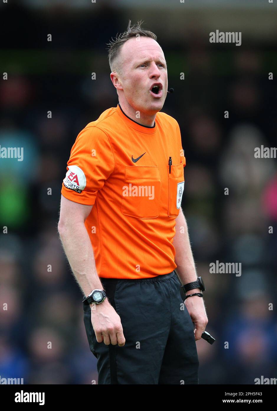 Referee david rock 2023 hi-res stock photography and images - Alamy
