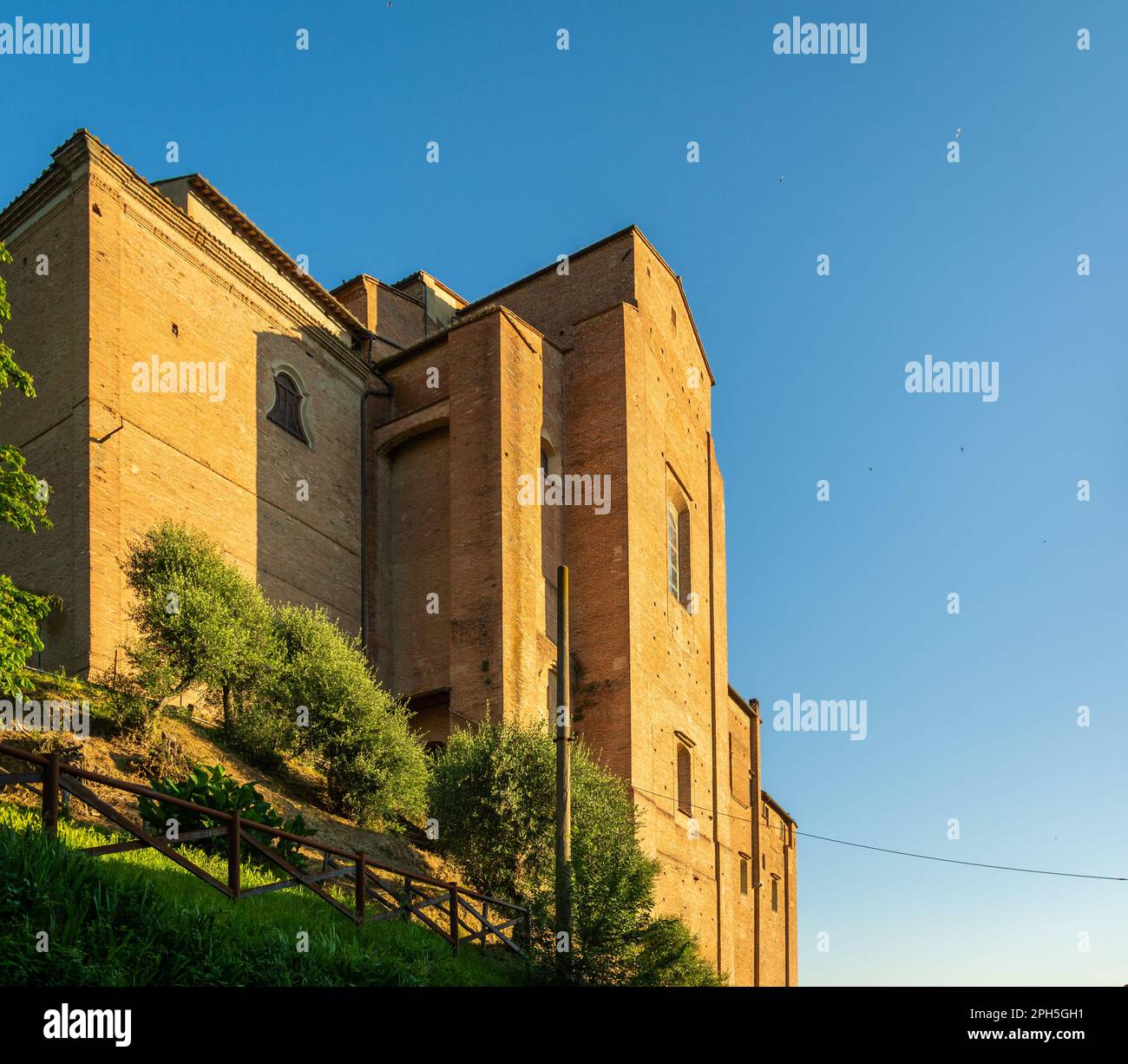 Monastery of San Francesco: monastery is at the top of the hill above ...