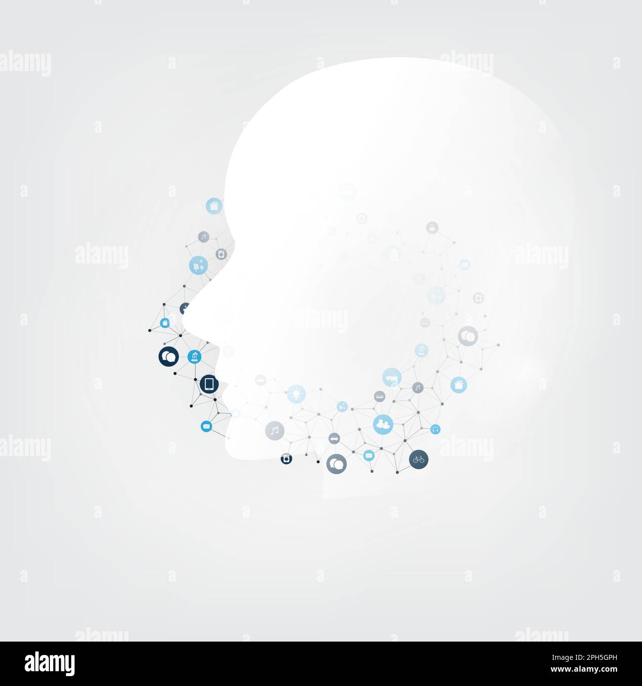 Modern Style Futuristic Machine Learning, Artificial Intelligence ...