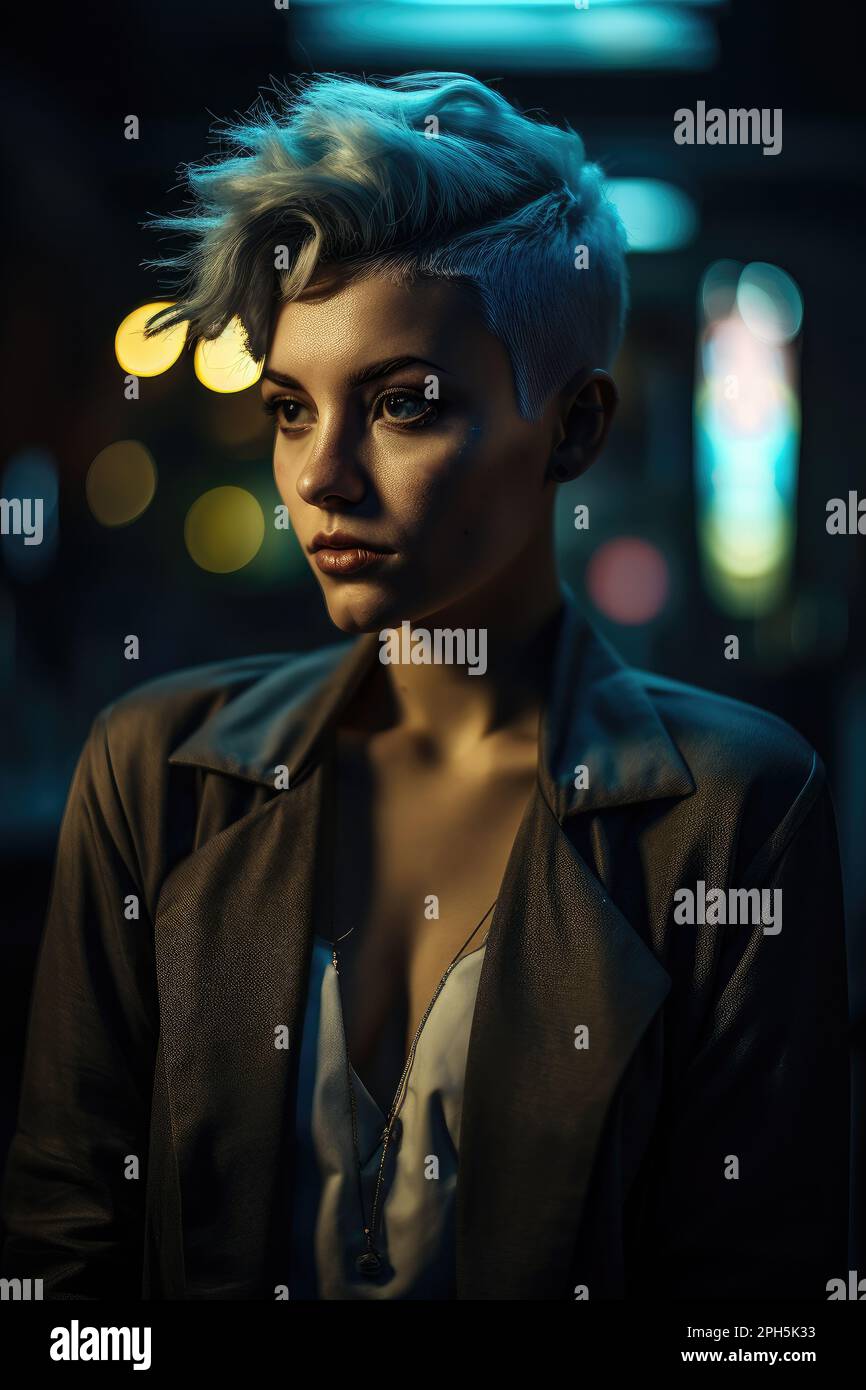 Cyberpunk poster hi-res stock photography and images - Alamy