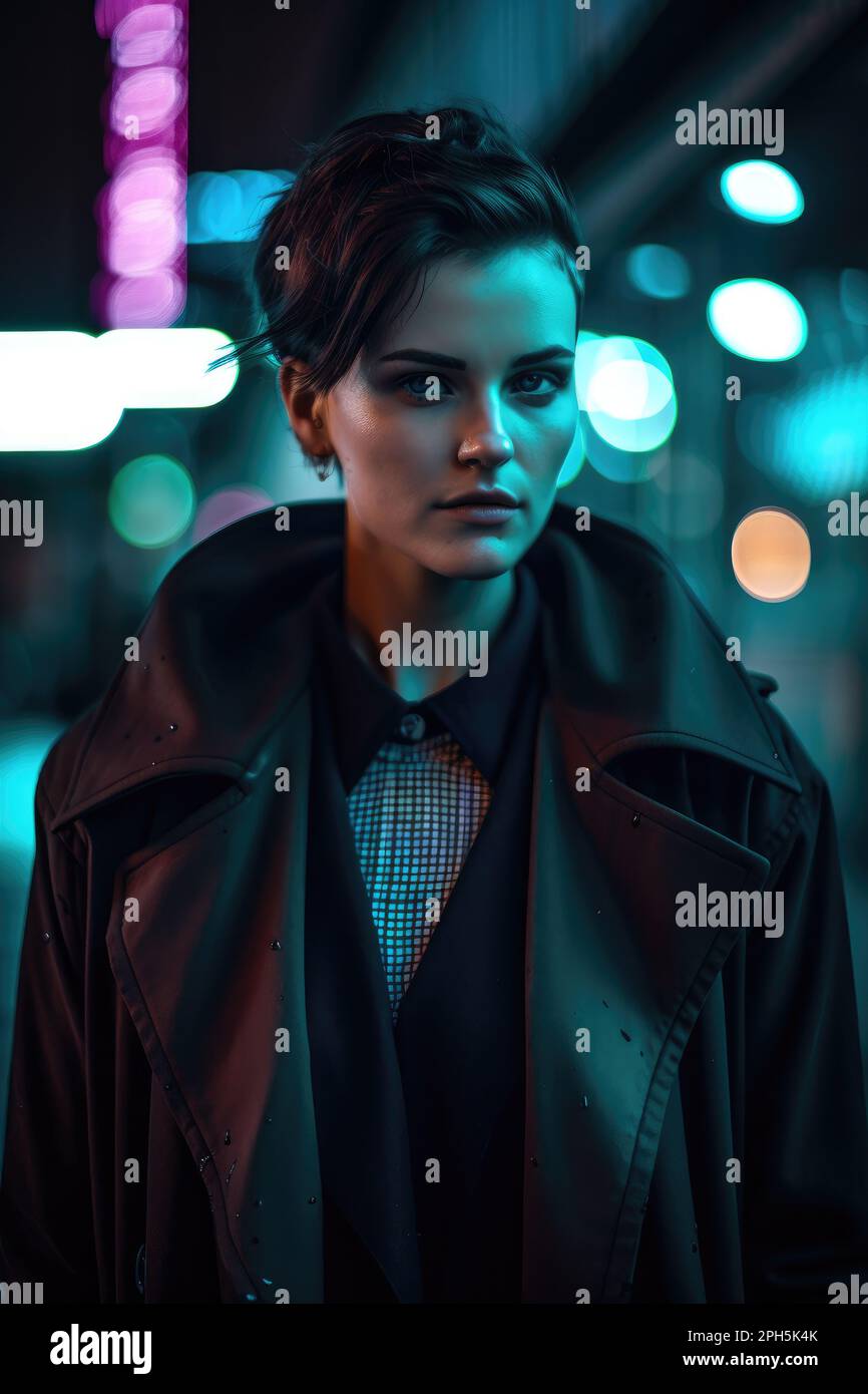 Cyberpunk poster hi-res stock photography and images - Alamy