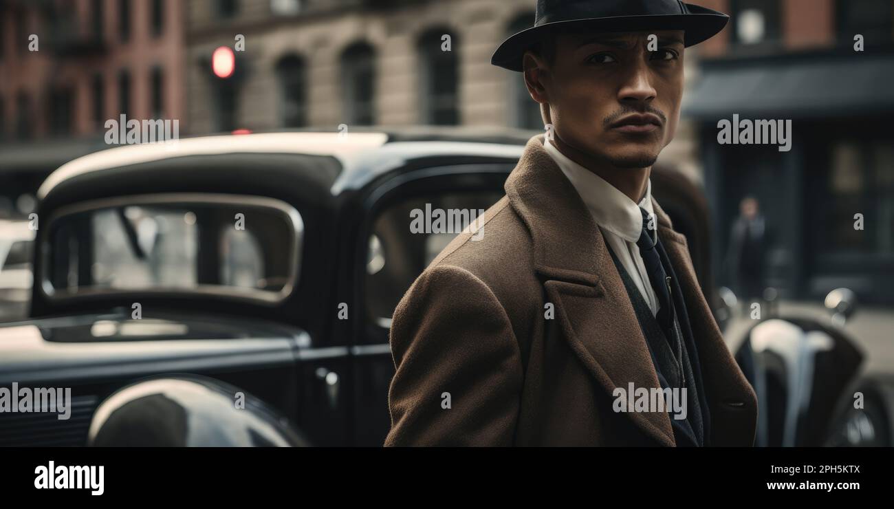 Vintage Underworld: A Dapper Mobster Commands the Streets of Old New ...