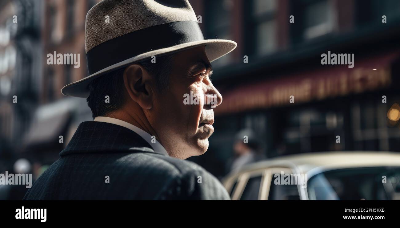 New york 1950s gangster hi-res stock photography and images - Alamy