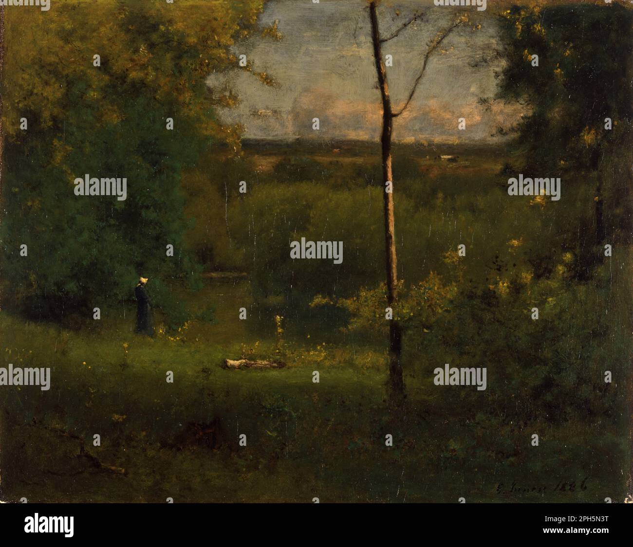 Over the river george inness hi-res stock photography and images - Alamy