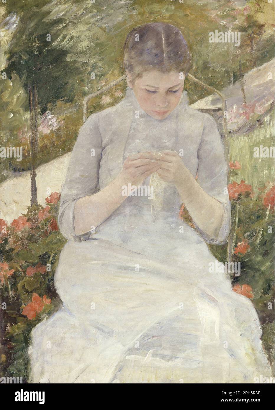 Jeune fille au jardin hi-res stock photography and images - Alamy