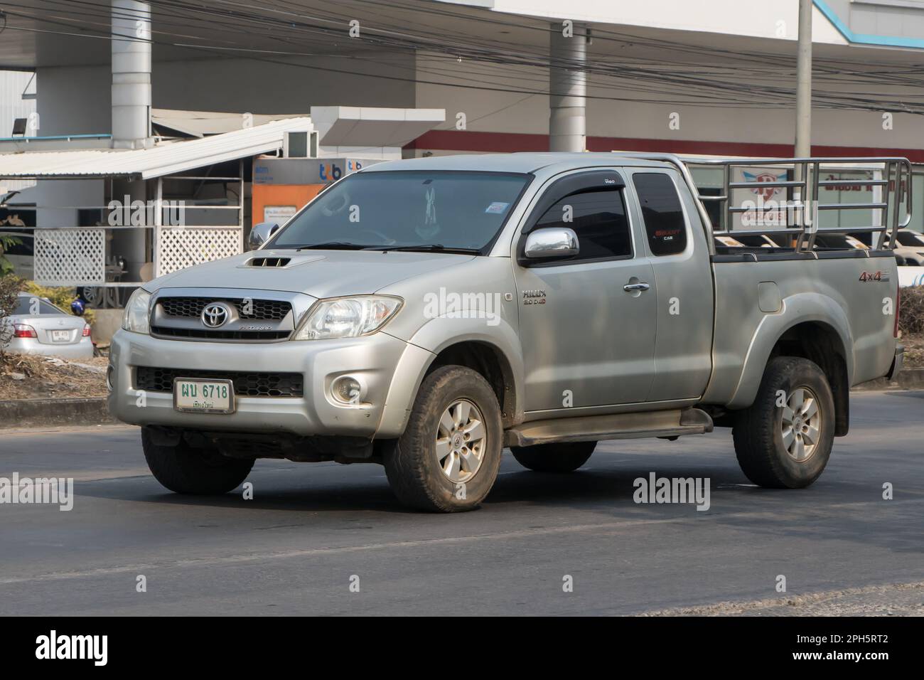 Chiangmai, Thailand - February 28 2023: Private Toyota Hilux Vigo ...