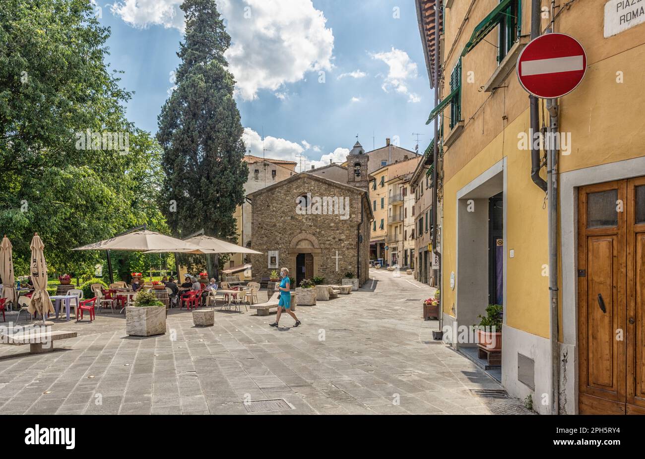 Gambassi Terme, Firenze province: historic center of the medieval ...