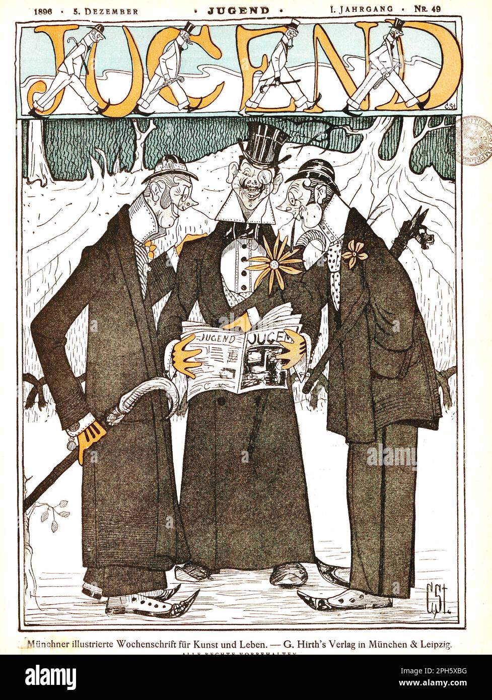 Jugend art style hi-res stock photography and images - Alamy