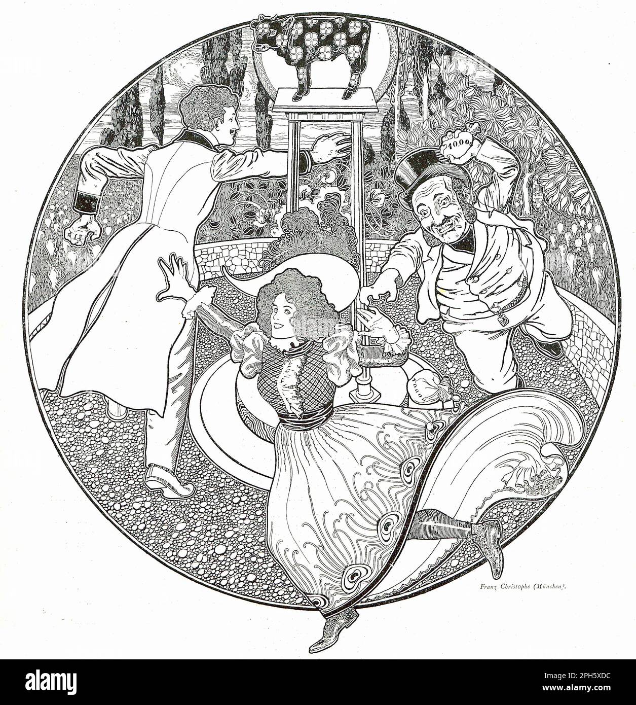 Franz Christophe - The Dance around the Golden Calf - Artwork from the ...