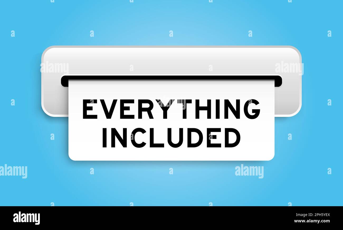 Service charge included Stock Vector Images - Alamy