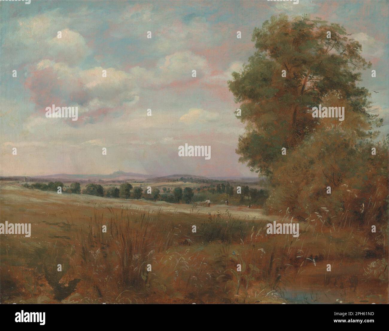 Landscape at Hampstead, with Harrow in the Distance between 1849 and ...