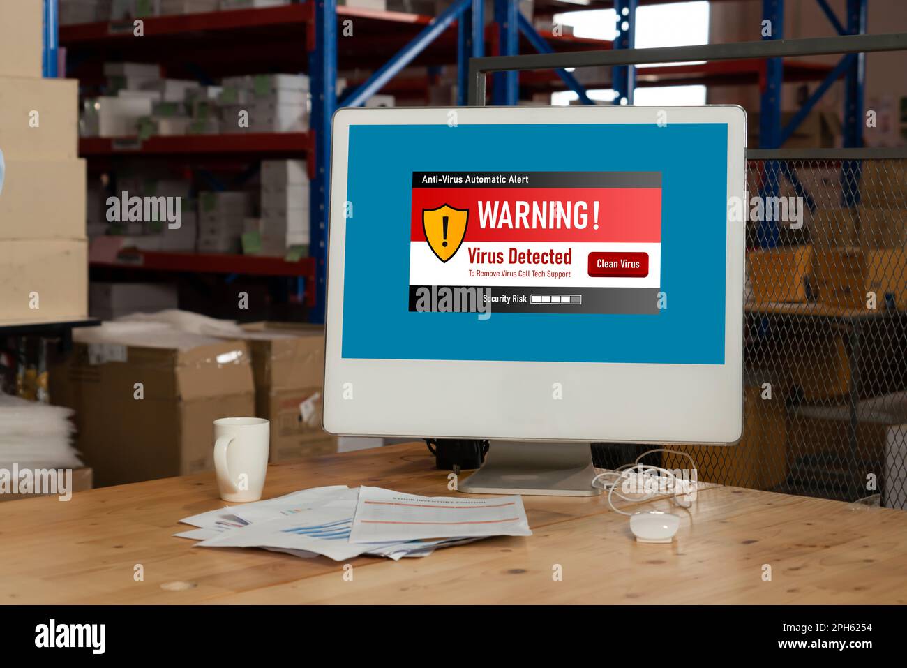 Greenscreen Computer Virus