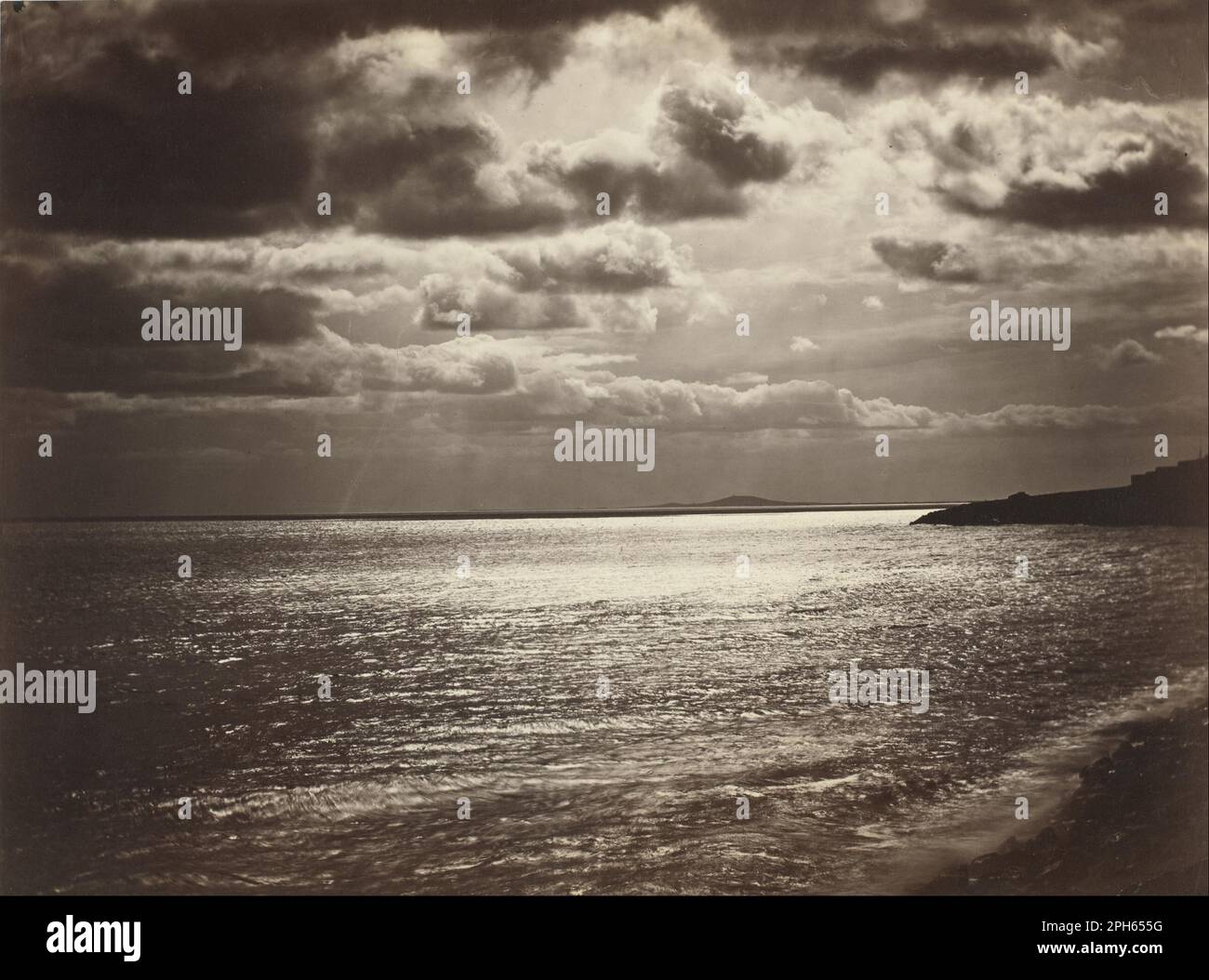 Mediterranean Sea, Sète-no. 18 1857 by Gustave Le Gray Stock Photo - Alamy