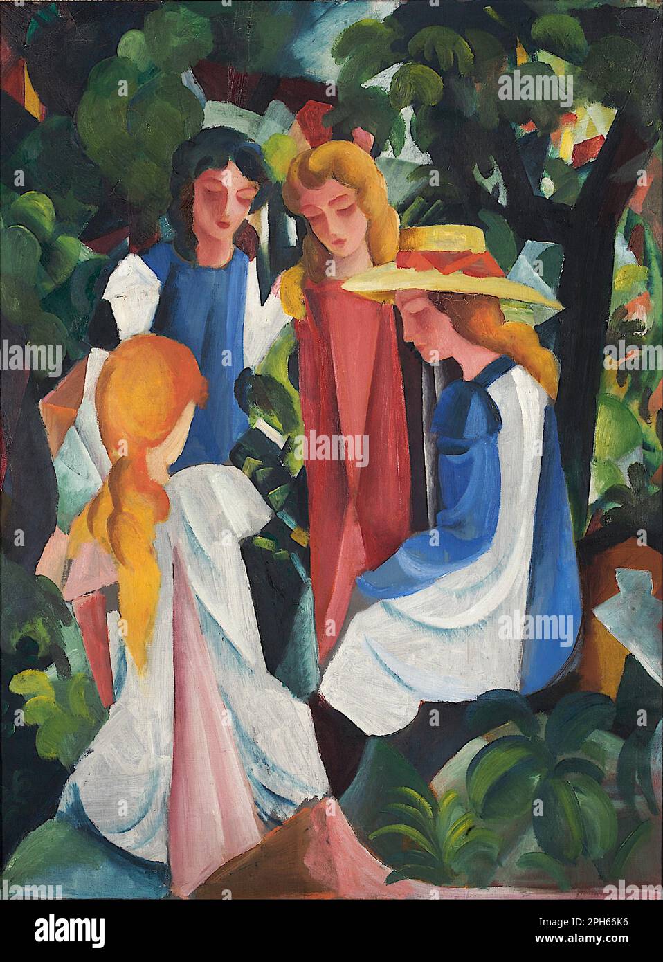 Famous macke painting hi-res stock photography and images - Alamy