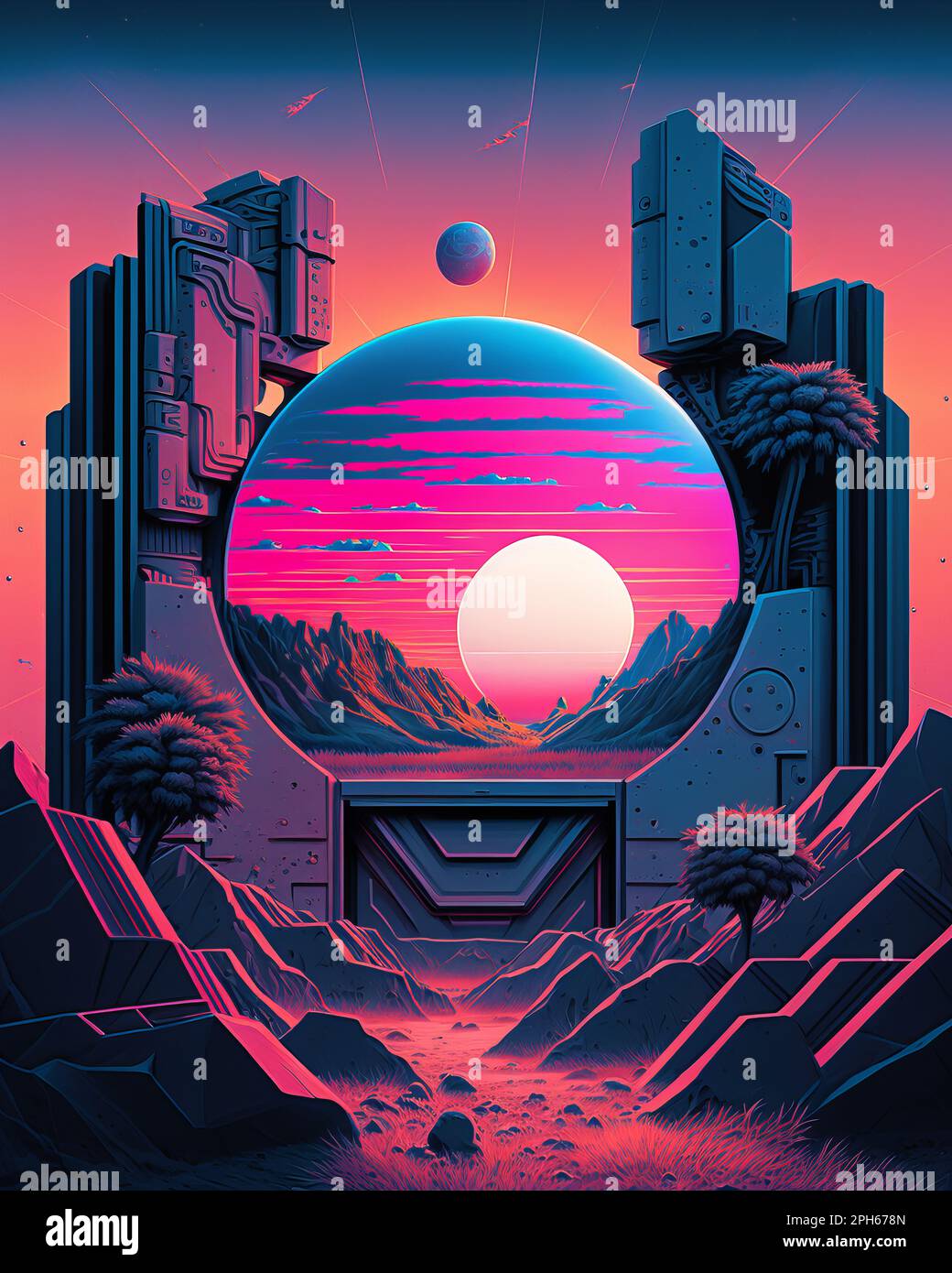 Futuristic sci fi vintage hi-res stock photography and images - Alamy