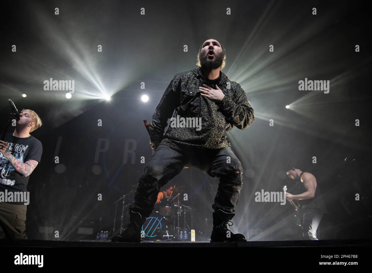 Brian Burkheiser & Eric Vanlerberghe of I Prevail performing at the o2 ...