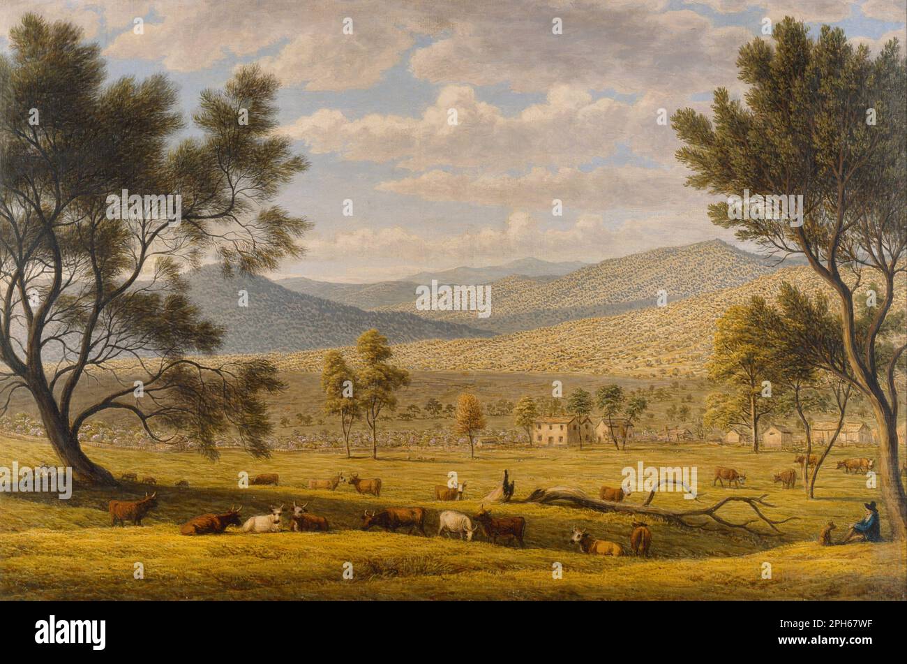 Patterdale farm circa 1840 by John Glover Stock Photo - Alamy