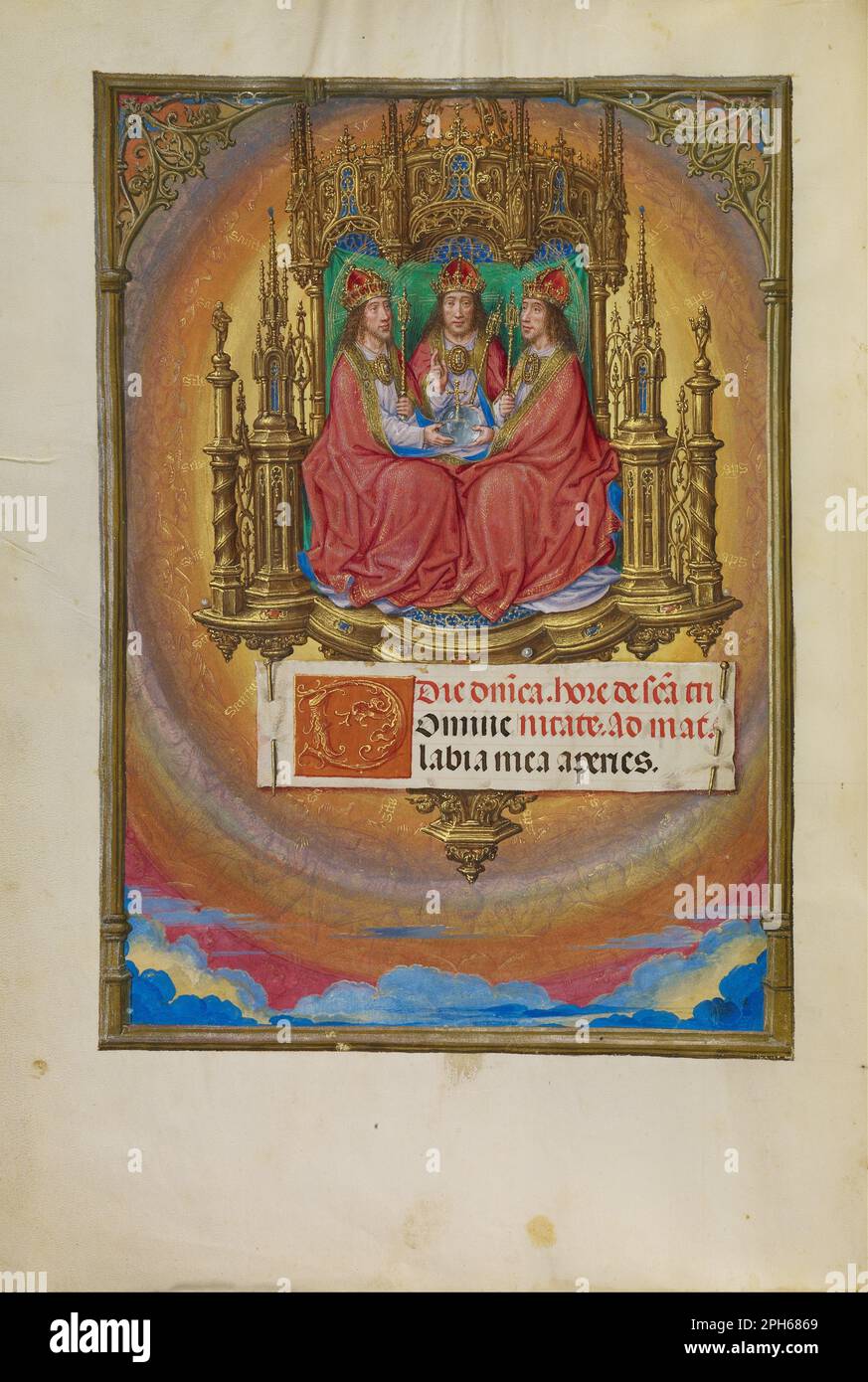 The Holy Trinity Enthroned about 1510 - 1520 by Master of James IV of ...