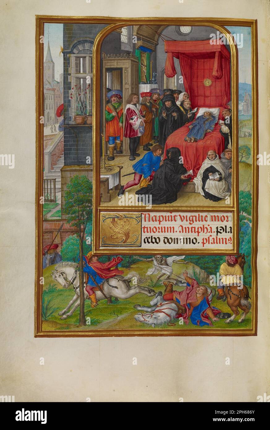 Deathbed Scene about 1510 - 1520 by Master of James IV of Scotland ...