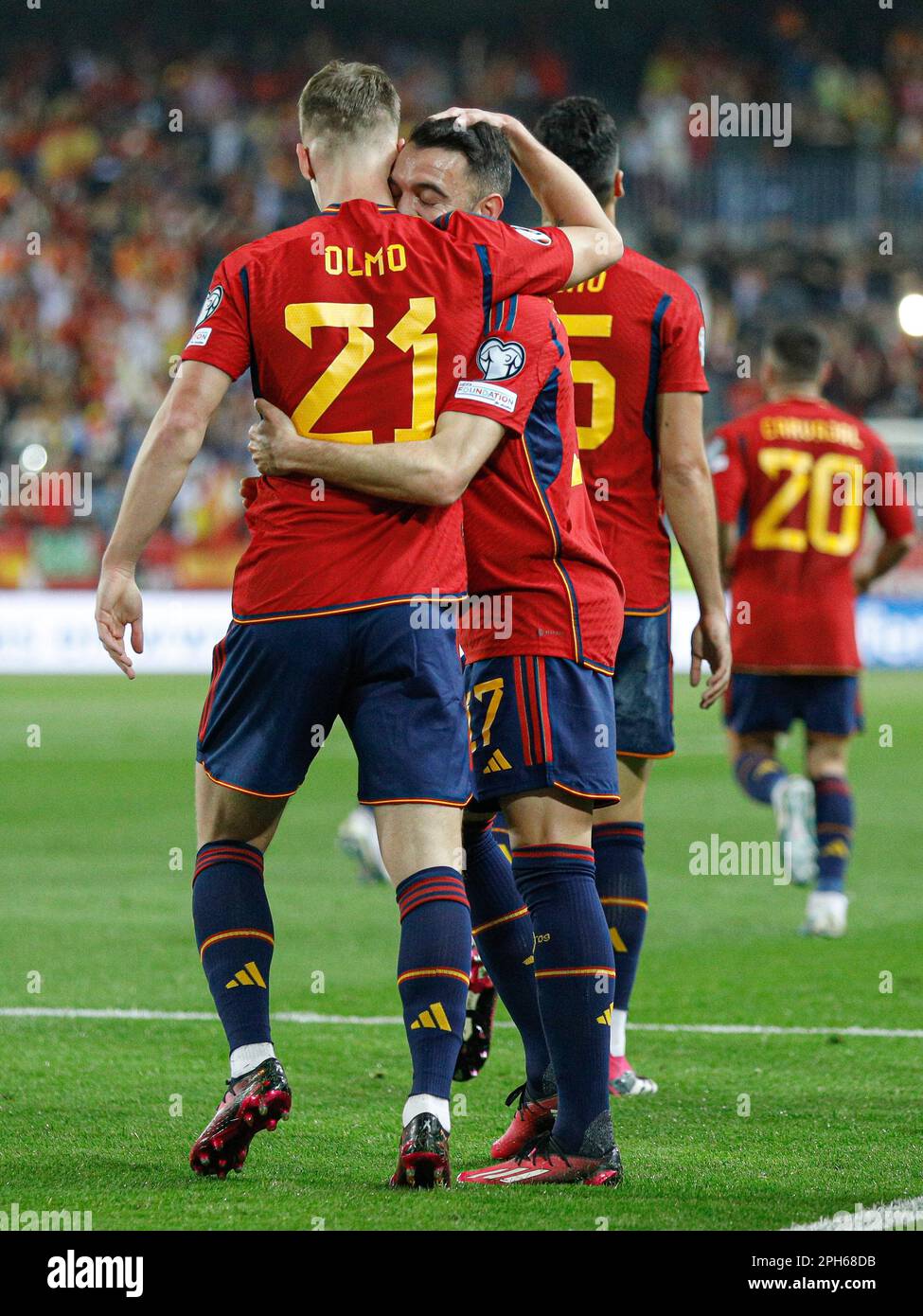 Dani Olmo of Spain during the European Qualifiers match between Spain v ...