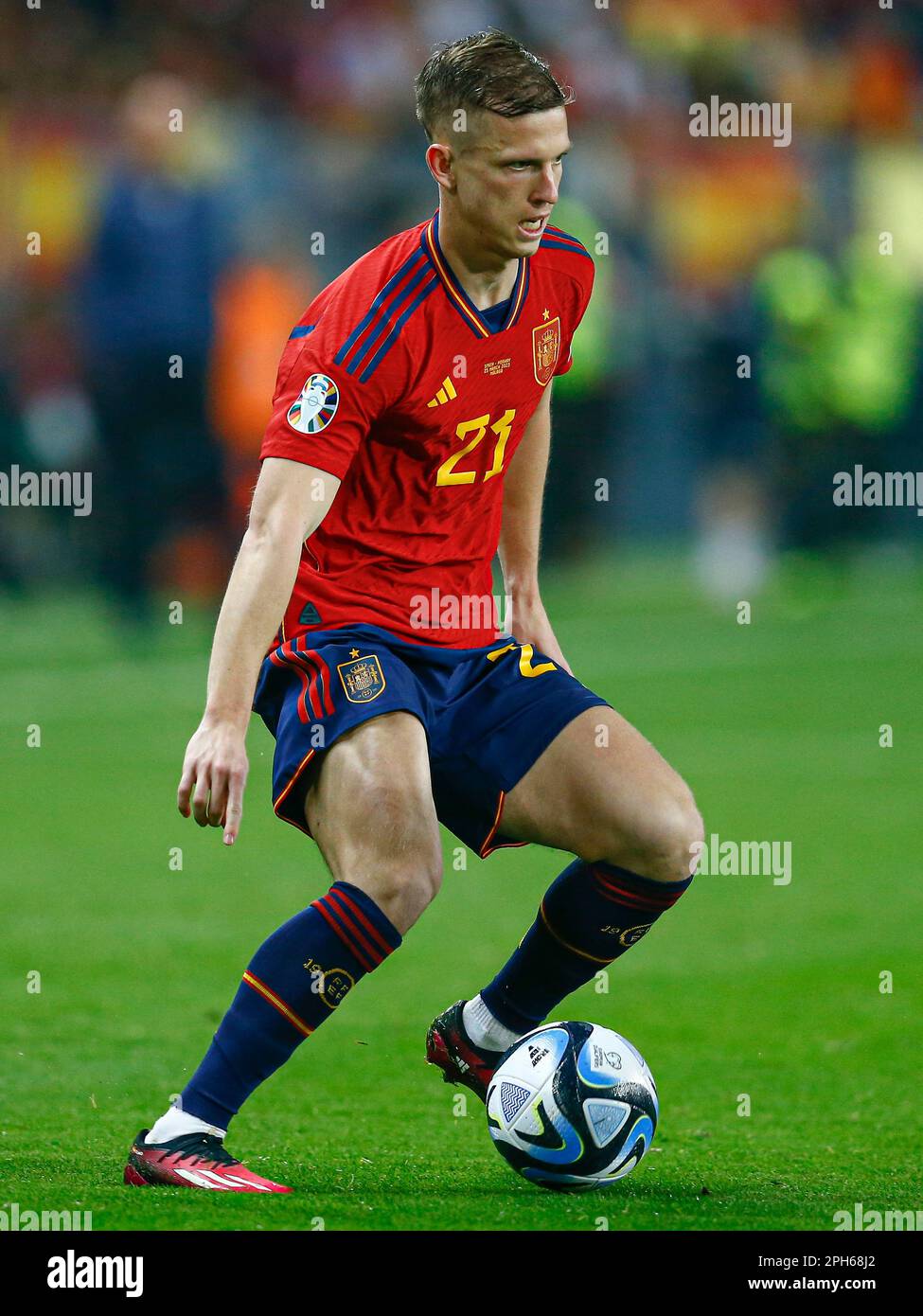 Dani Olmo of Spain during the European Qualifiers match between Spain v ...