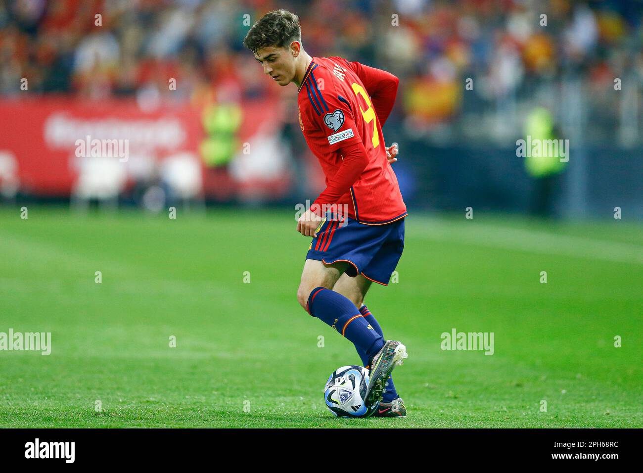 Pablo Martin Paez Gavira Gavi of Spain during the European Qualifiers ...