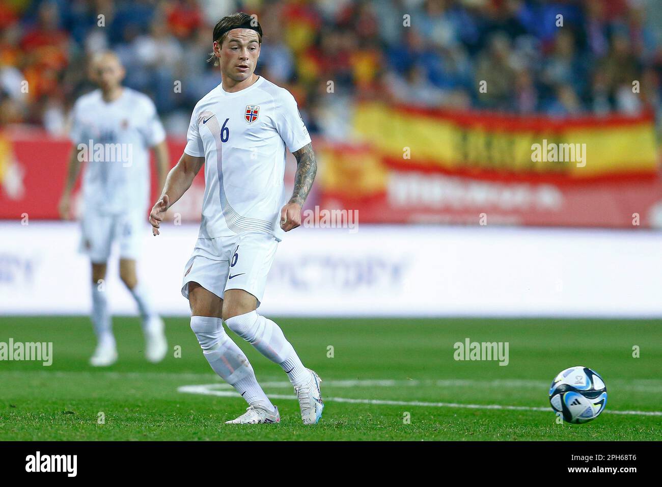 Patrick Berg of Norway during the European Qualifiers match between ...