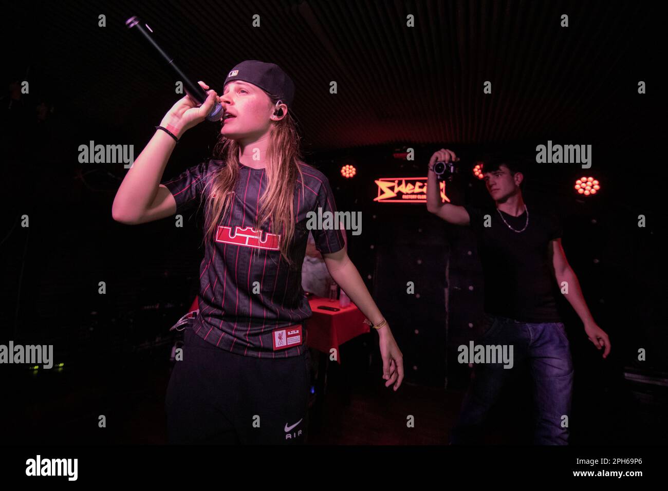 Barcelona, Spain. 2023.03.24. Mushkaa perform on stage at Sala Sidecar ...