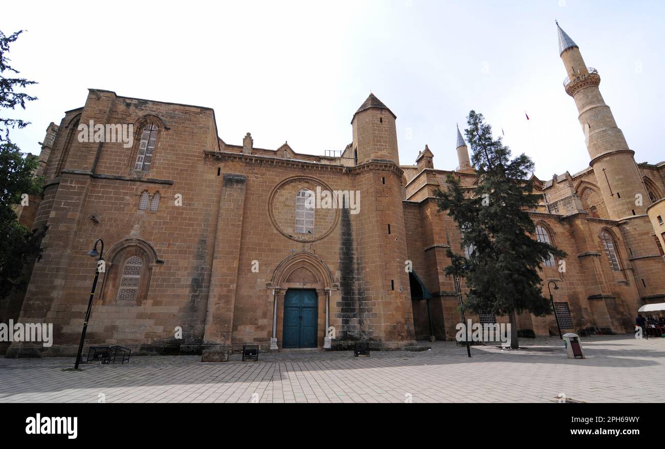 Hagia Sophia Church, located in Nicosia, Cyprus, was built in the 13th ...