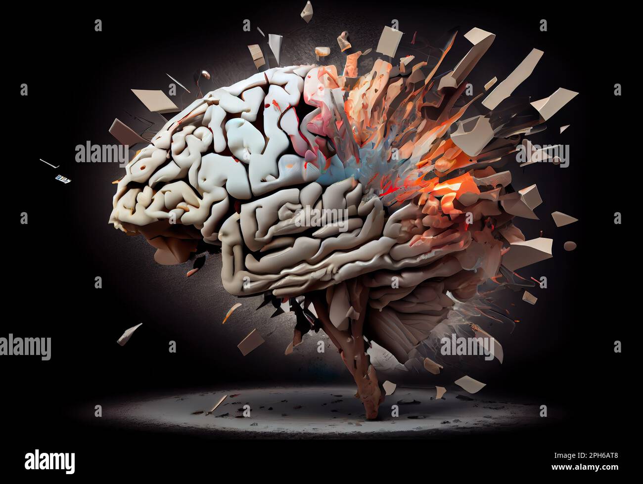 Head explode exploding hi-res stock photography and images - Alamy