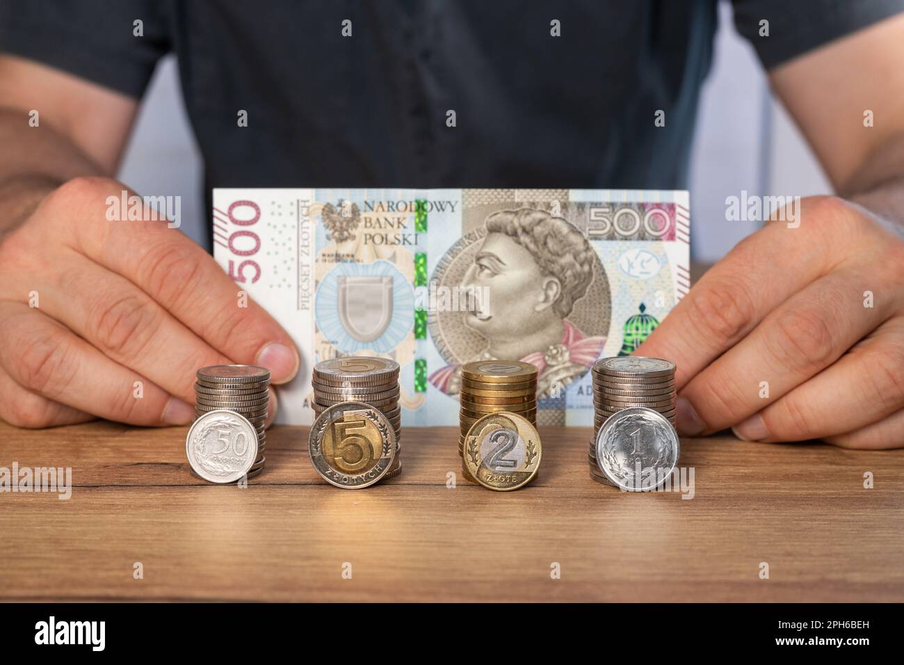 500 zloty banknote hi-res stock photography and images - Alamy