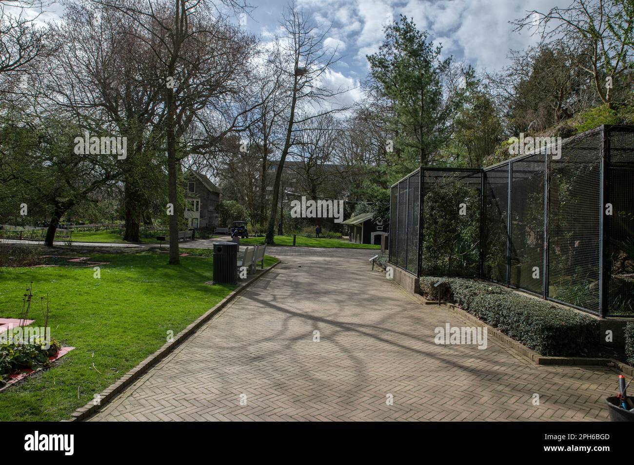 Walking Path At The Artis Zoo At Amsterdam The Netherlands 24-3-2023 ...