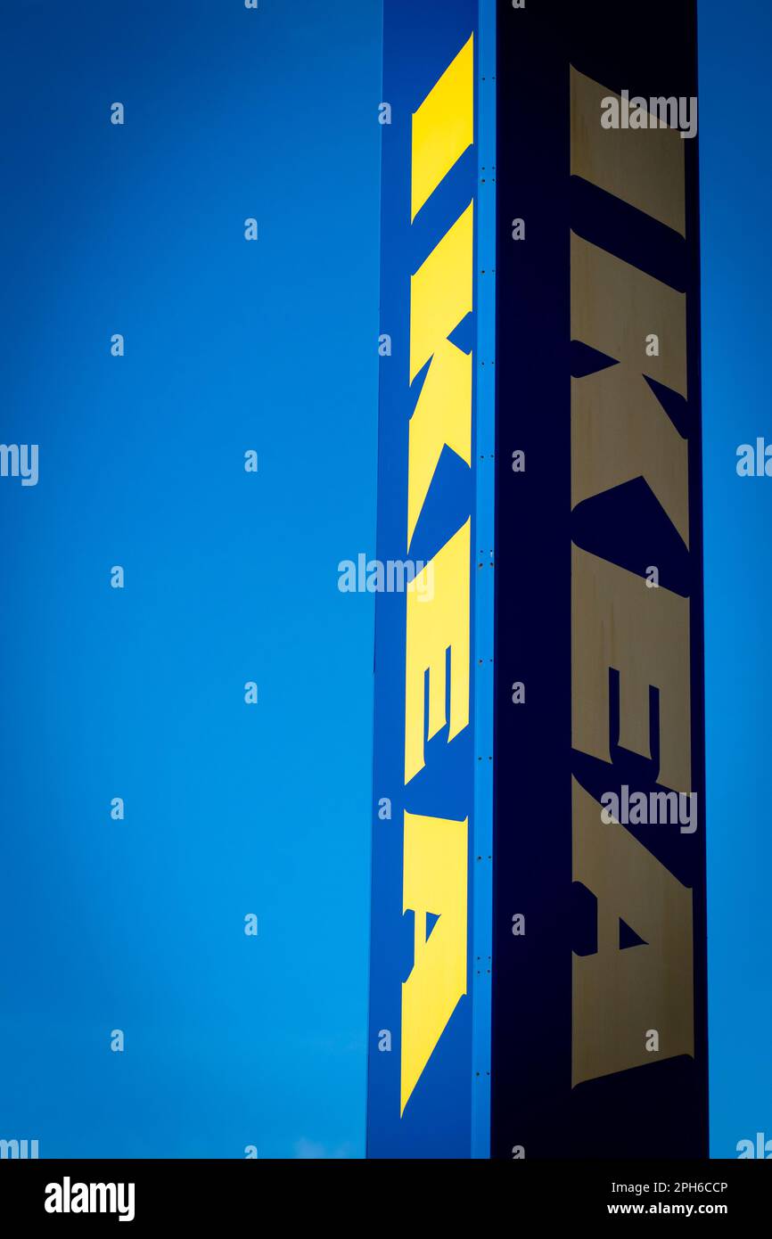 Ikea - the sign Stock Photo - Alamy