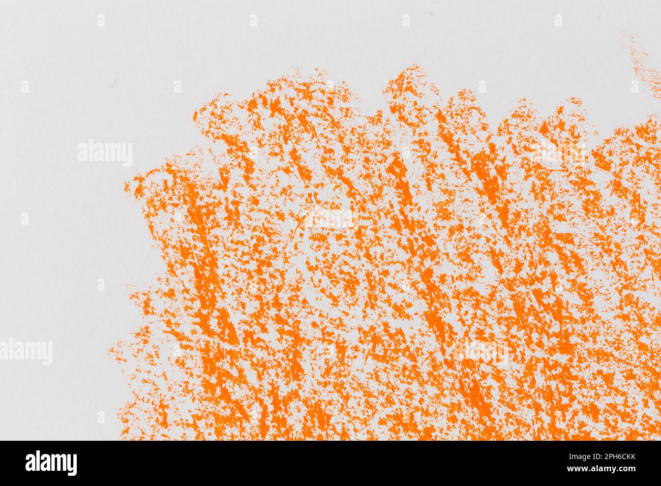 Orange color crayon hand drawing texture for background Stock Photo - Alamy