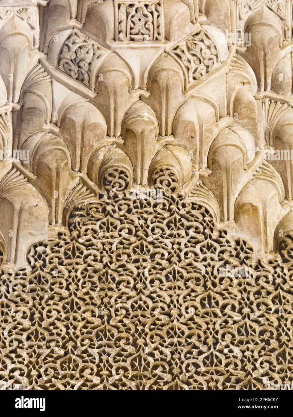 Decorative plasterwok, Fes, Morocco Stock Photo - Alamy