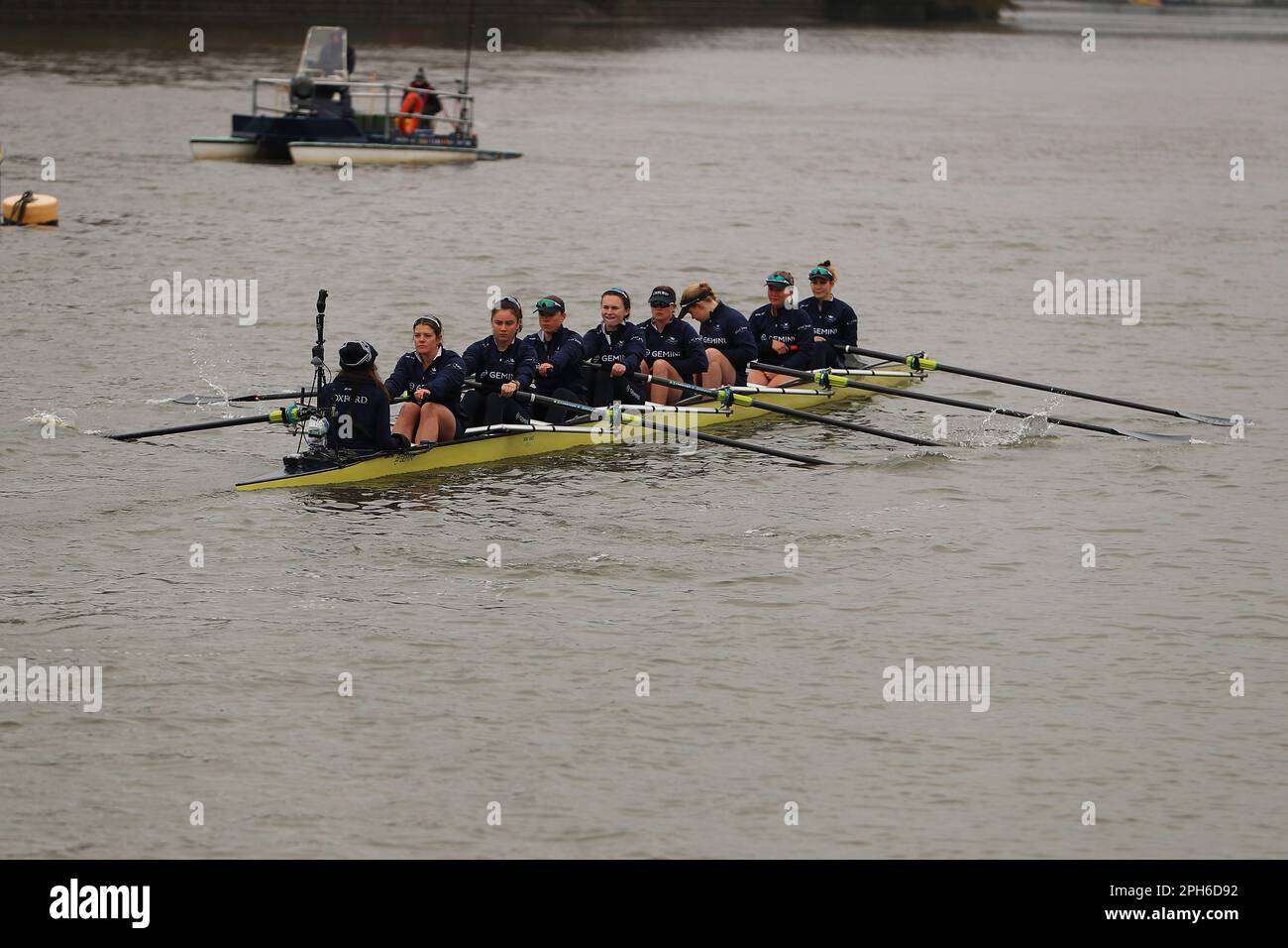 River Thames, London, UK. 26th Mar, 2023. University Boat Races, Oxford ...