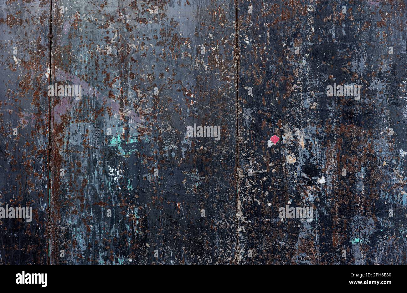 Weathered metal panel background texture with scratches and rust Stock ...