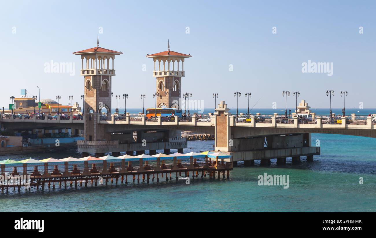 Stanley Bridge on a sunny summer day, architecture landmark of ...