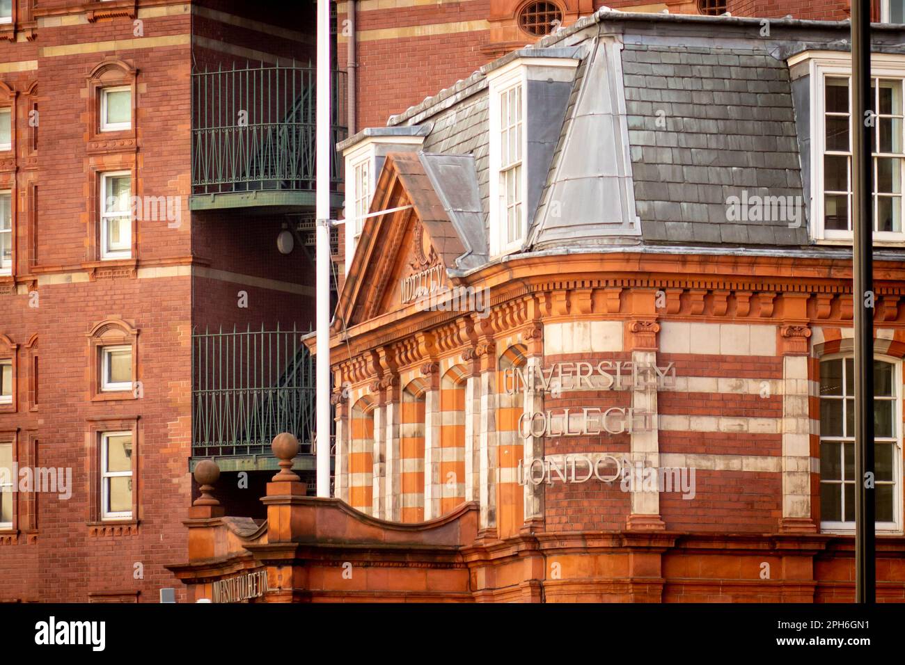 London, Uk, September 2022: University College London in red brick ...