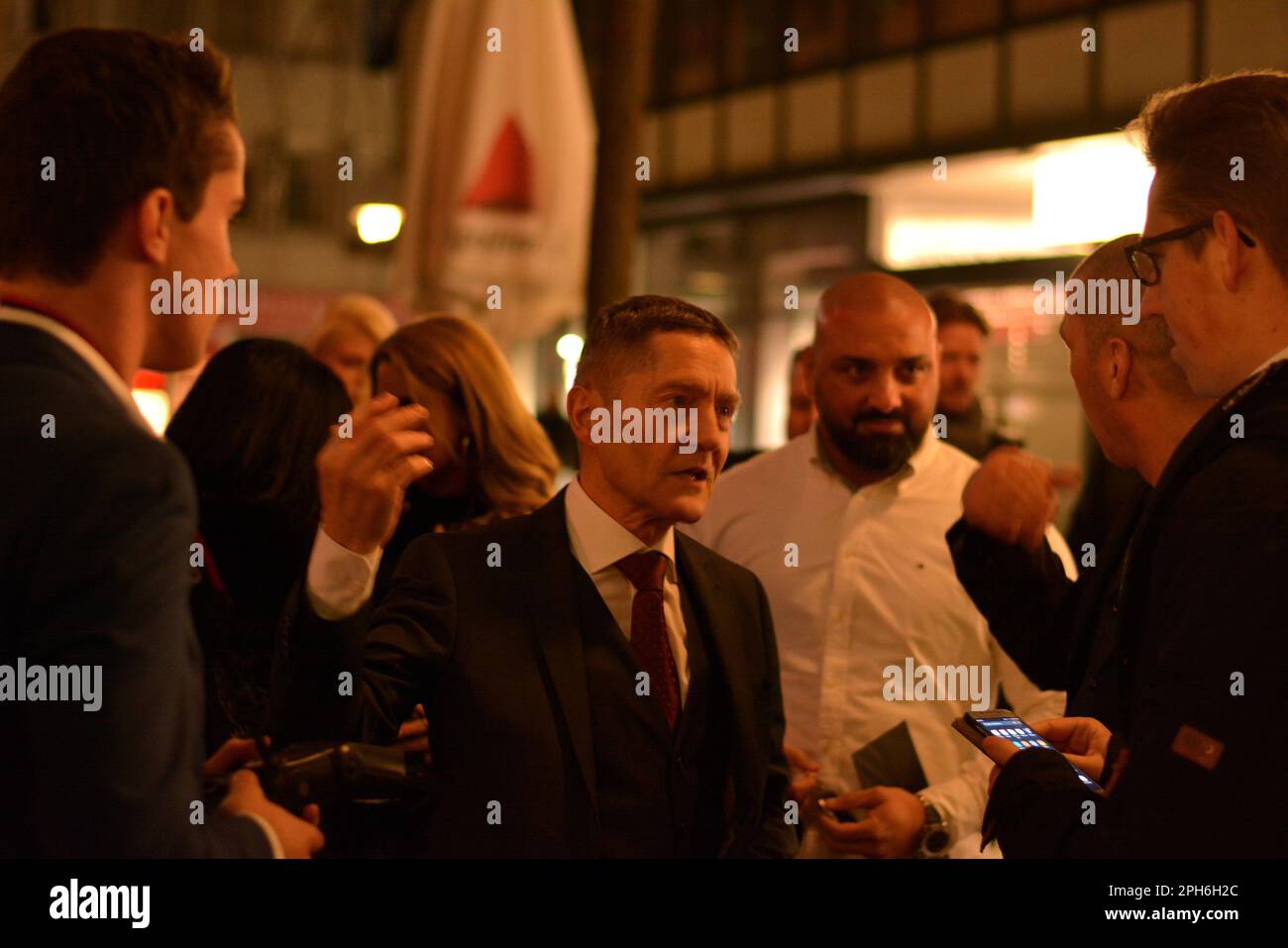 German actor, film premiere Stock Photo - Alamy