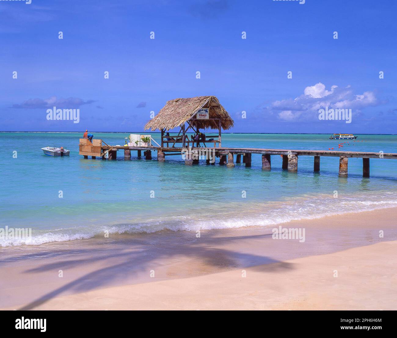 Pigeon Point, Tobago, Trinidad and Tobago, Lesser Antilles, Caribbean ...