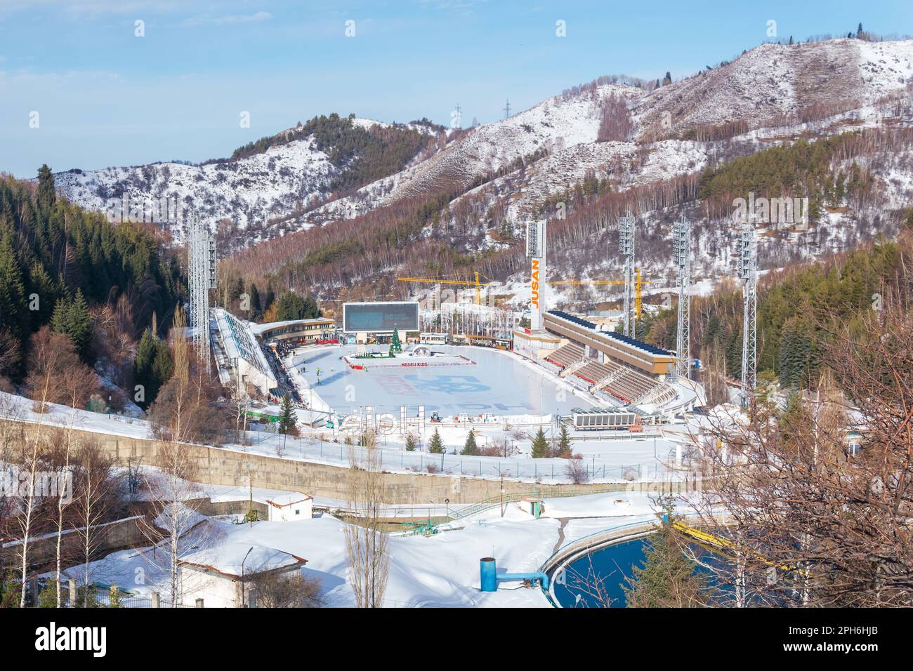 Almaty, Kazakhstan - January 08, 2023: general view of the world's ...