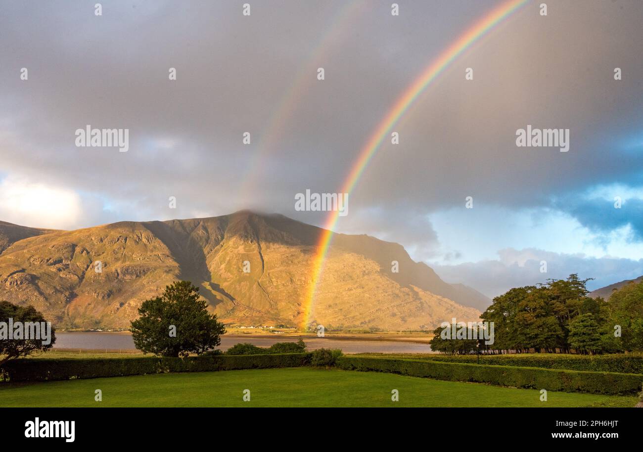 Scottish highlands rainbow hi-res stock photography and images - Alamy